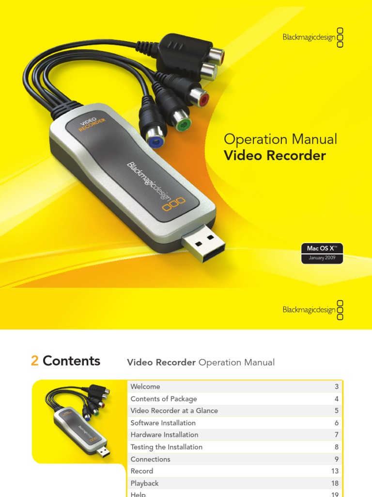 Video Recorder Manual | PDF | Video | Videocassette Recorder