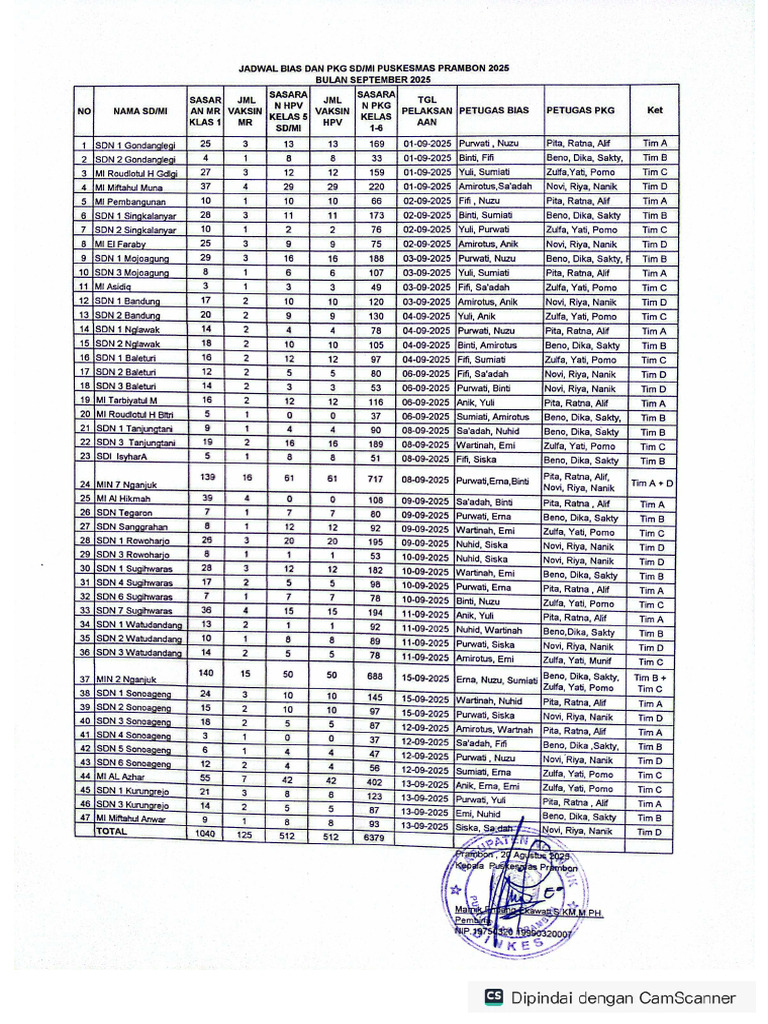 Jadwal PKG Dan Bias Sdmi 2025 | PDF