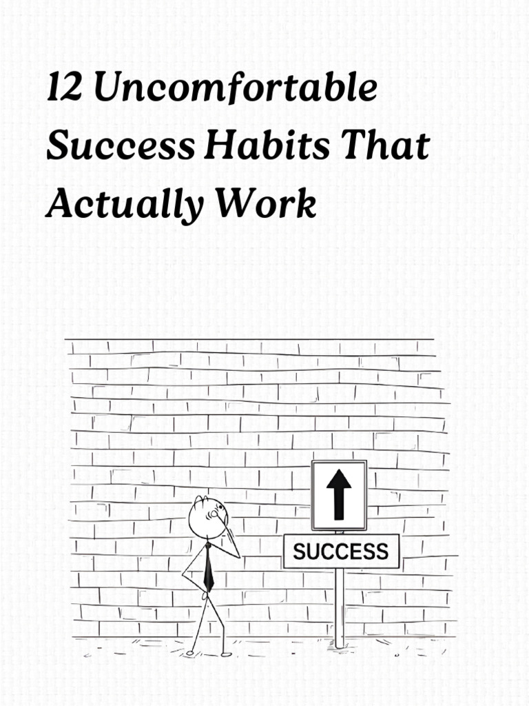 Uncomfortable Success Habits That Work | PDF