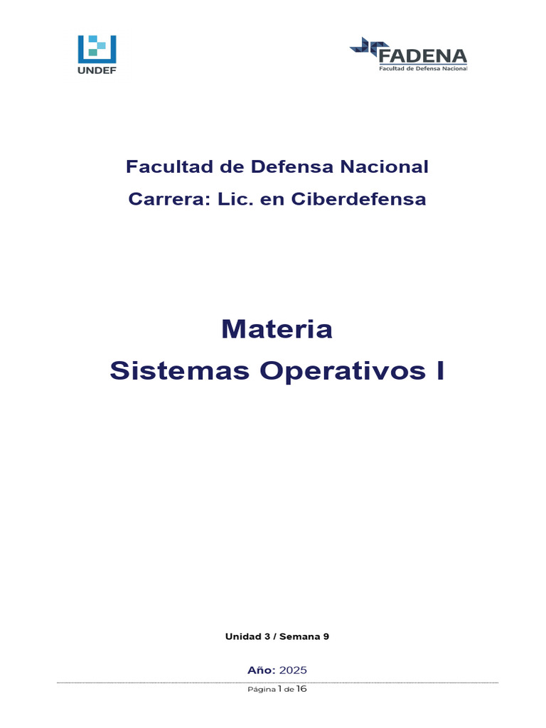 FADENA - SO Unidad 3 - Semana 9 - 2025 | PDF | Computación en la nube | Servidor (Computación)