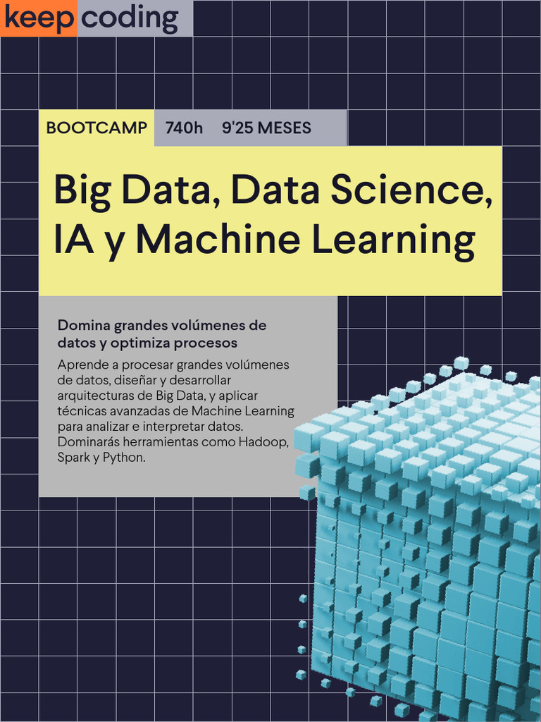 Temario Completo Bootcamp Big Data & Machine Learning | PDF | Big Data | Aprendizaje profundo