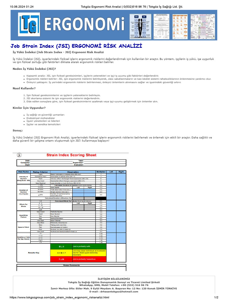 Jsi Ergonomi-Tokgoz Ergonomi | PDF