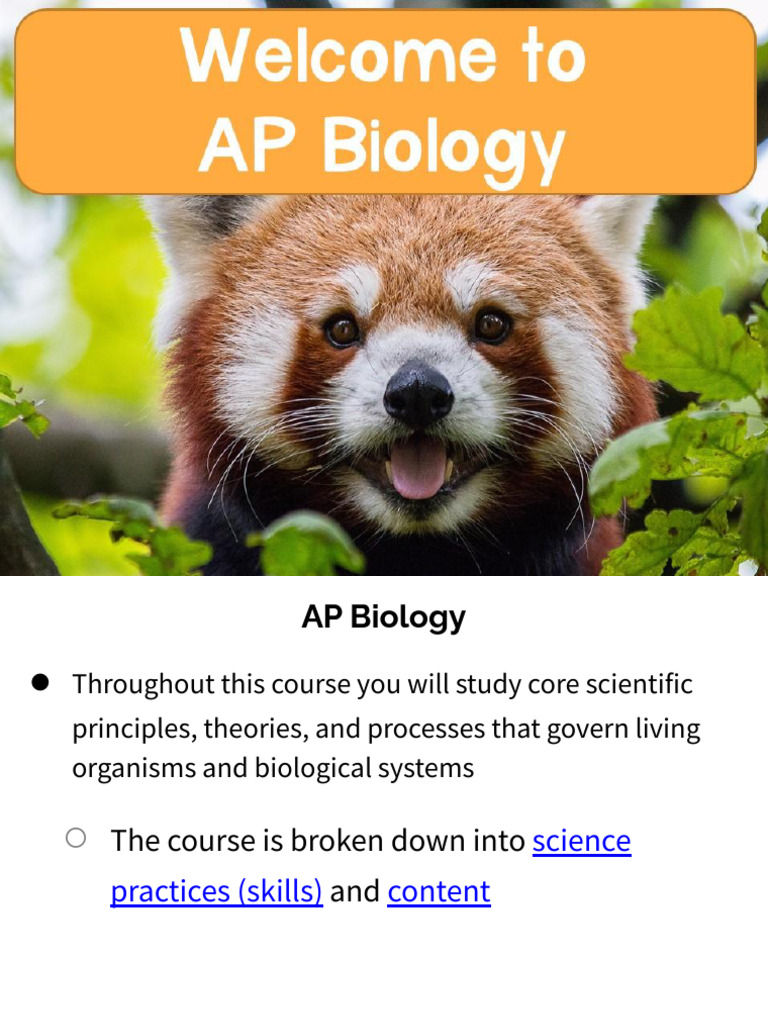 AP Biology Unit 0 Overview and Practices | PDF | Hypothesis | Experiment