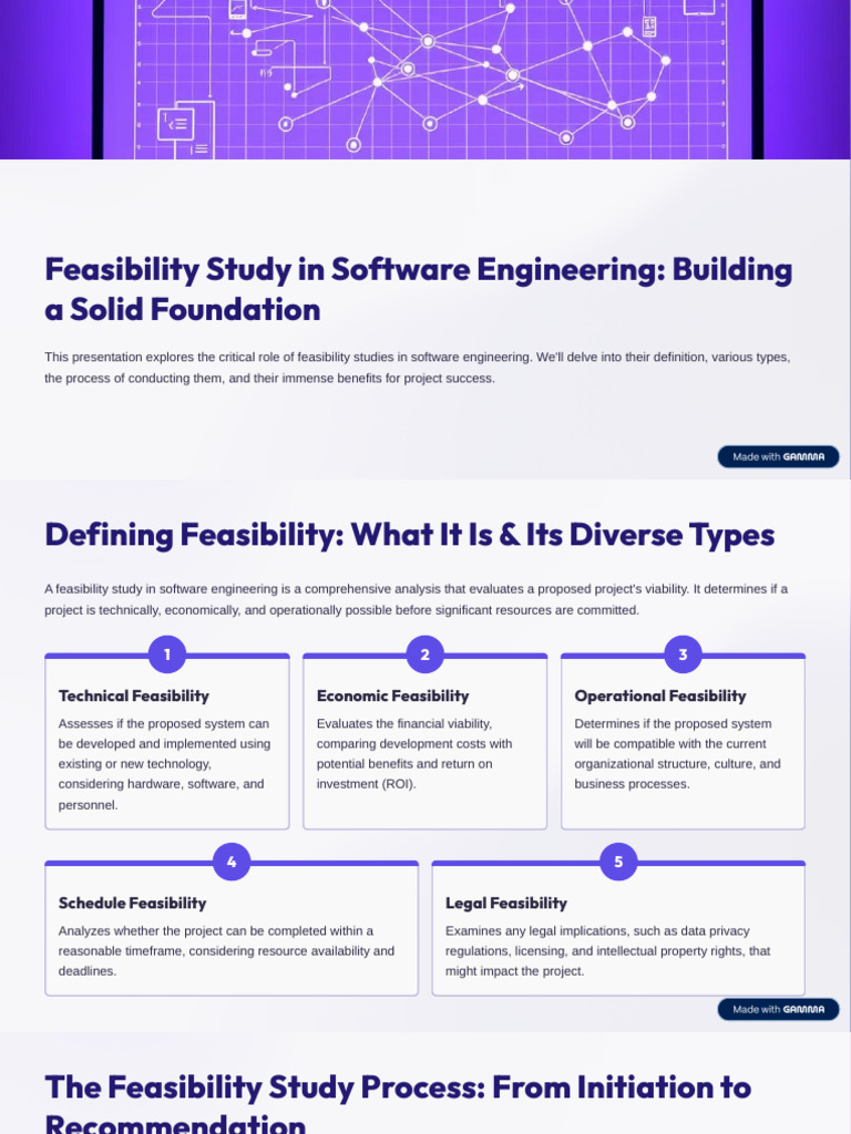 Feasibility Study in Software Engineering Building A Solid Foundation ...