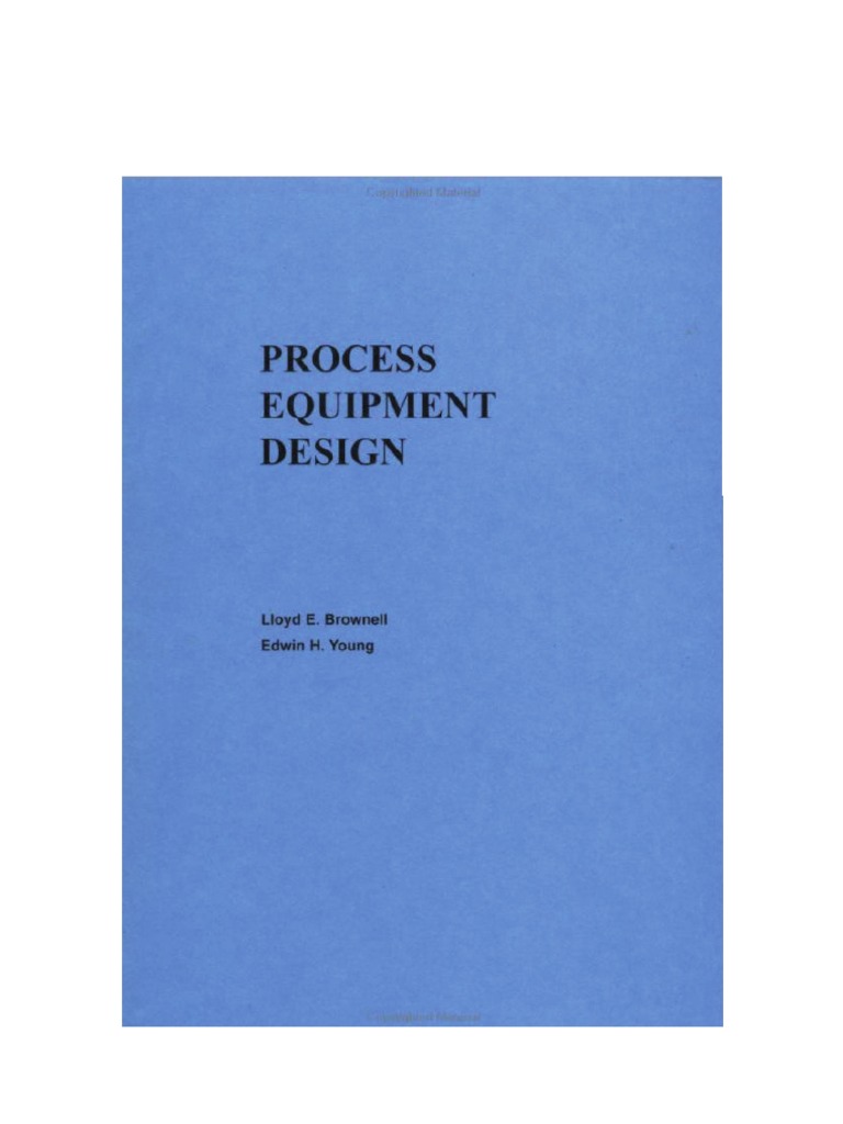 Process Equipment Design by Brownell - Young - Part 1 | PDF
