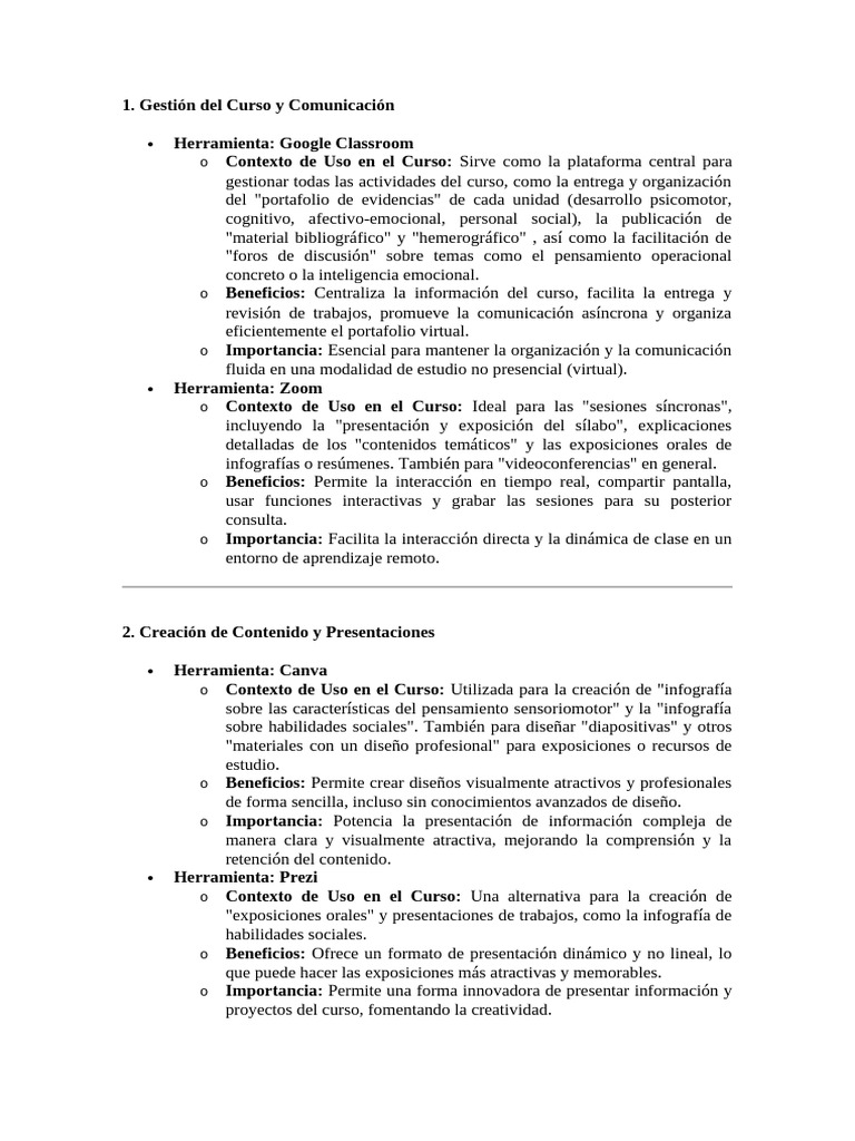 Herramienta Tecnológica Spara El Curso Psicología Del Niño - Grupo 1 ...