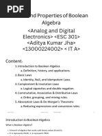 Boolean Algebra Laws | PDF