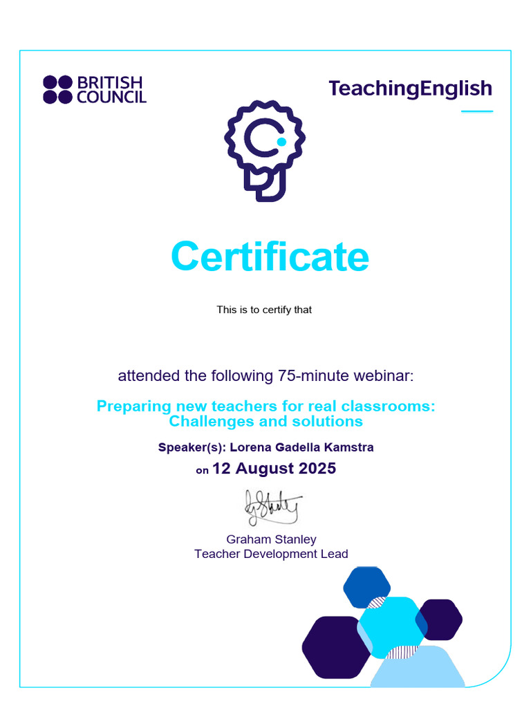 TE Certificate August 2025 | PDF