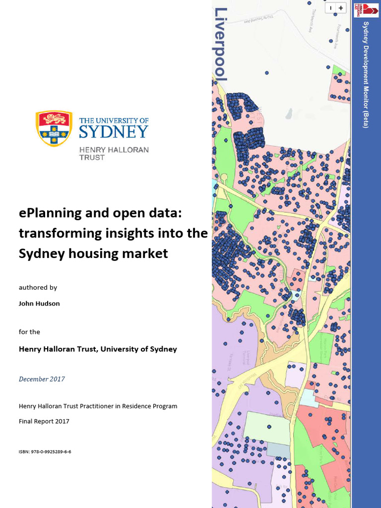 Eplanning Open Data Transforming Insights Into Sydney Housing Market | PDF | Information | New ...