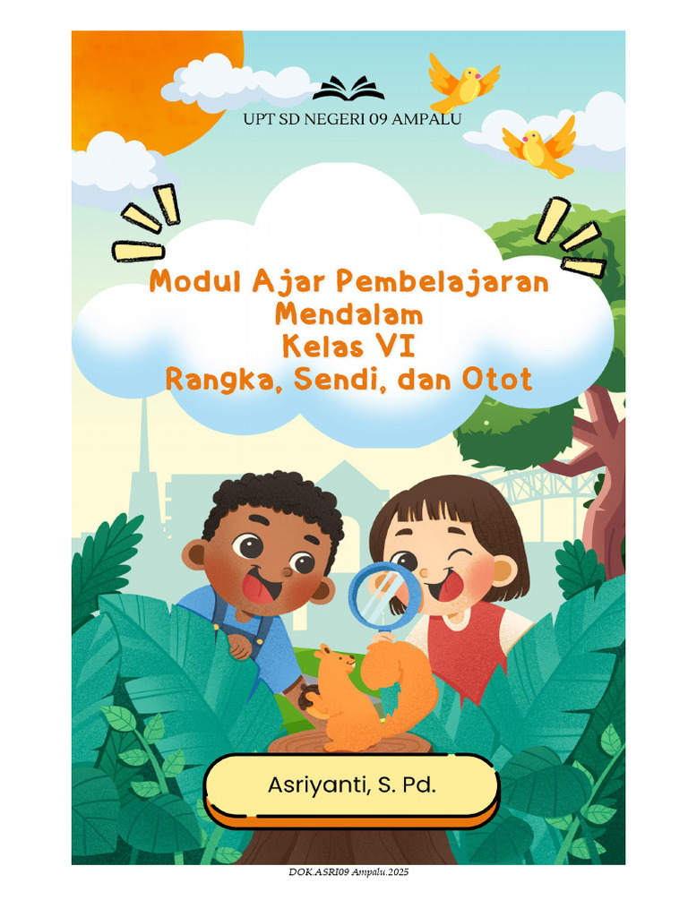 Modul Ajar Pembelajaran Mendalam Rangka, Sendi Dan Otot | PDF