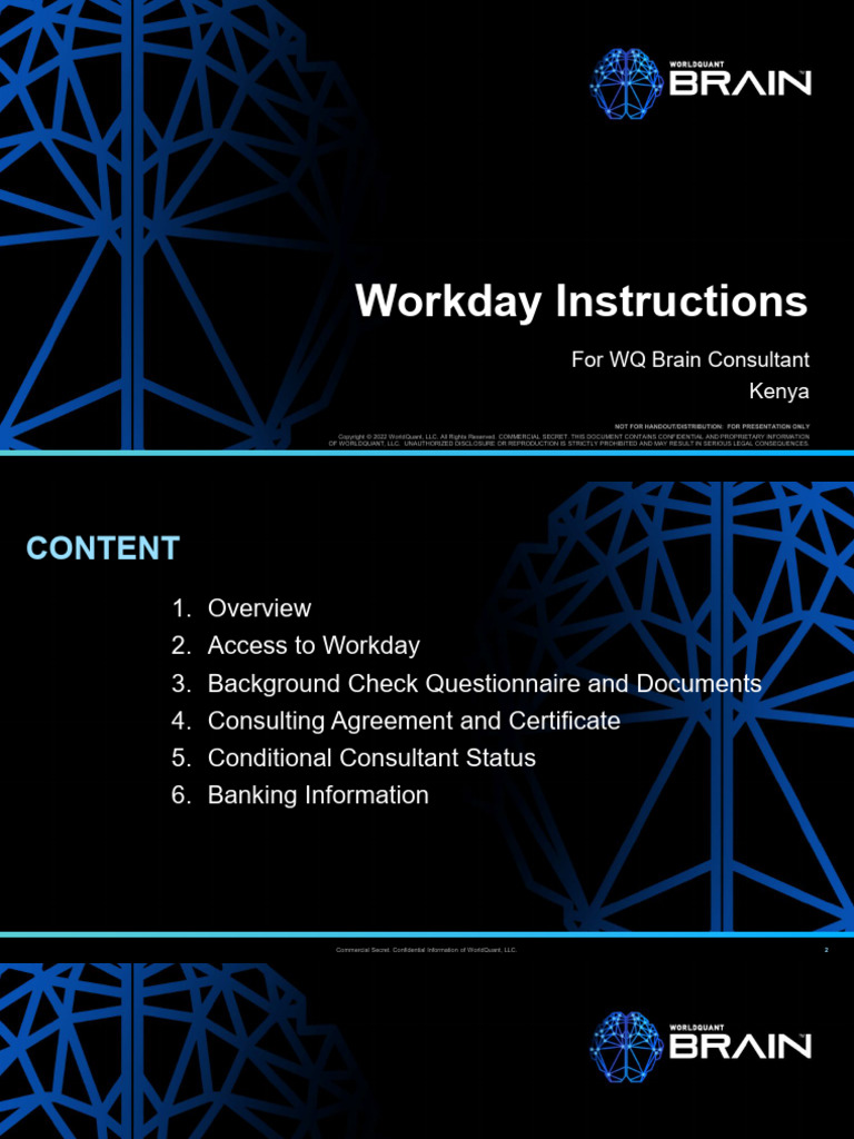 Workday Onboarding for WQ Brain Kenya | PDF | Computing | Software