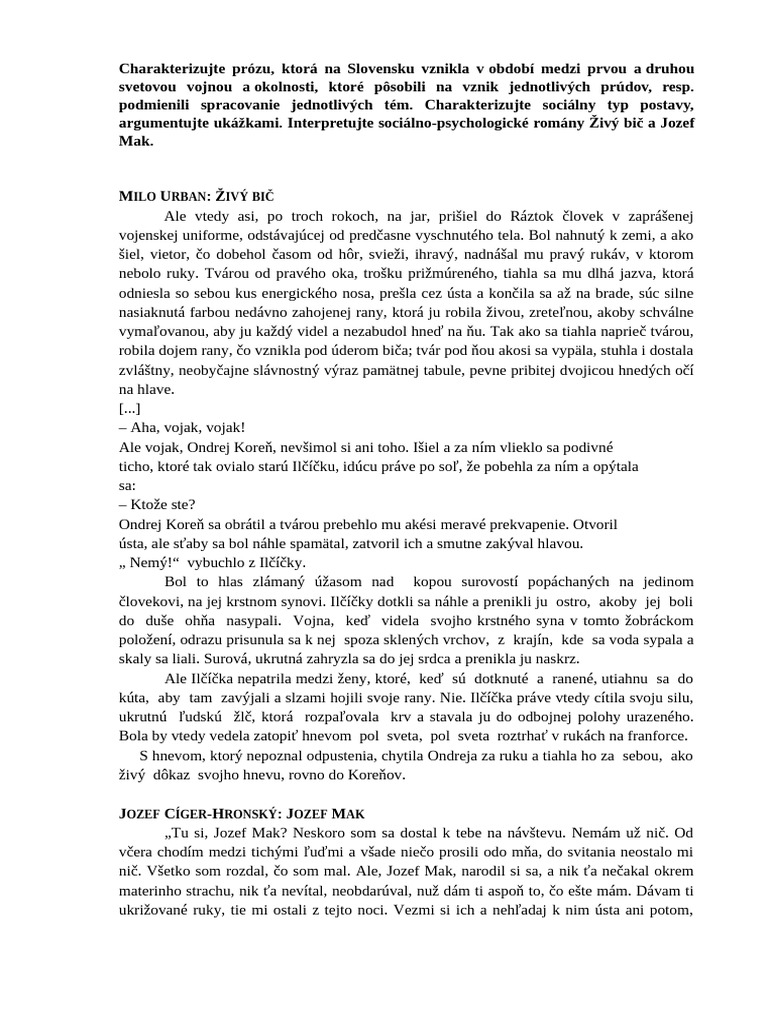 Opakovanie Príprava Expresionizmus | PDF