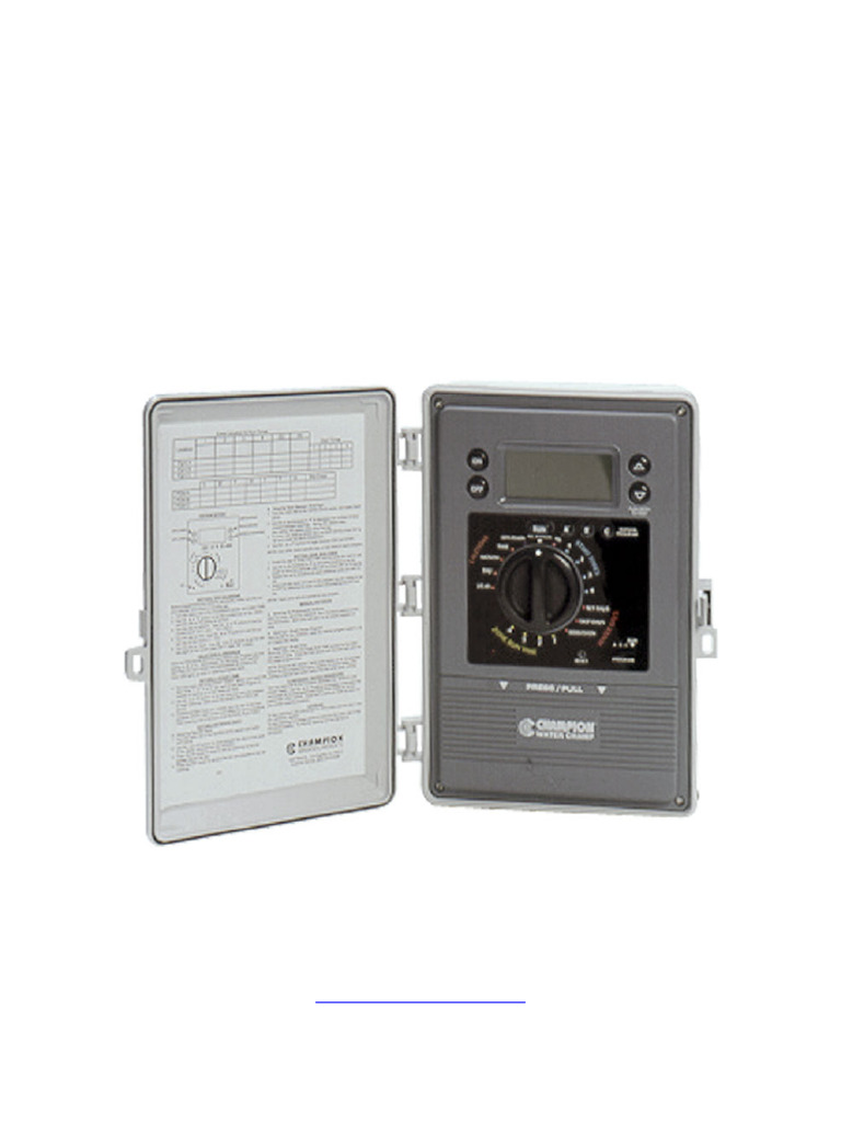 "Water Champ" Controller: Operating Instructions | PDF | Electrical ...