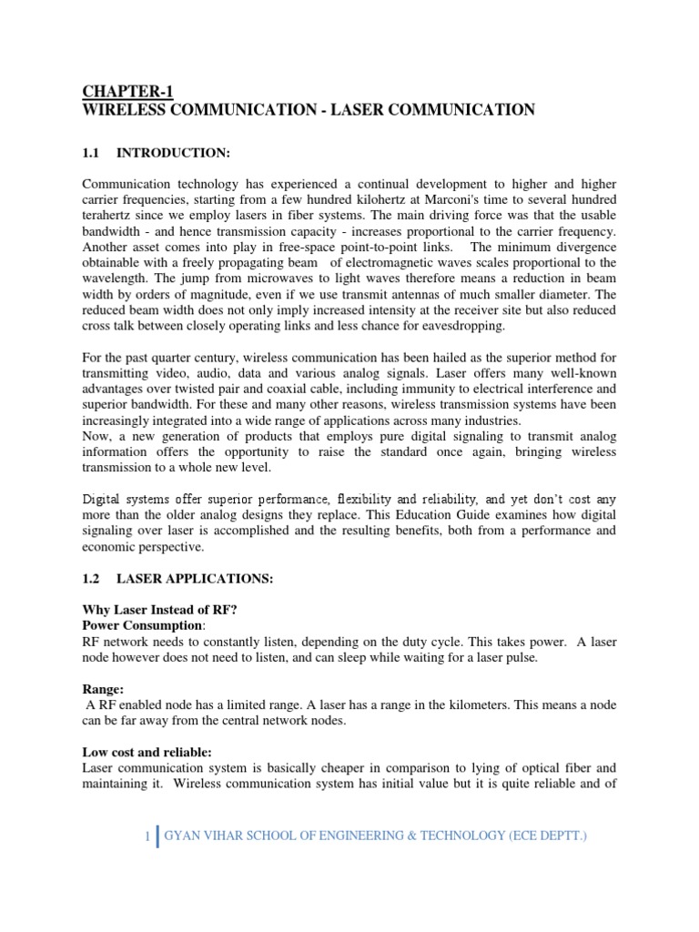 Lazer Communication | PDF | Integrated Circuit | Rectifier