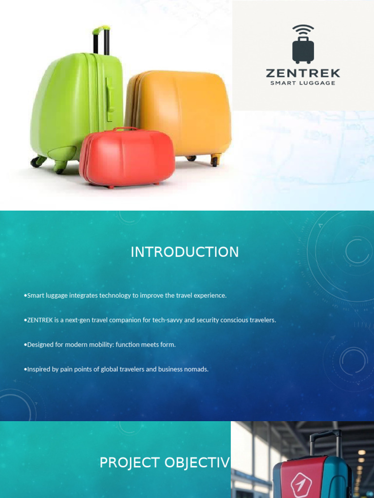 Smart Luggage: ZENTREK Travel Solutions | PDF | Retail | Mobile App