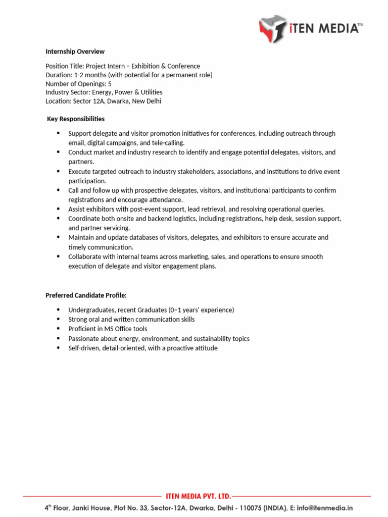 Internship - JD | PDF