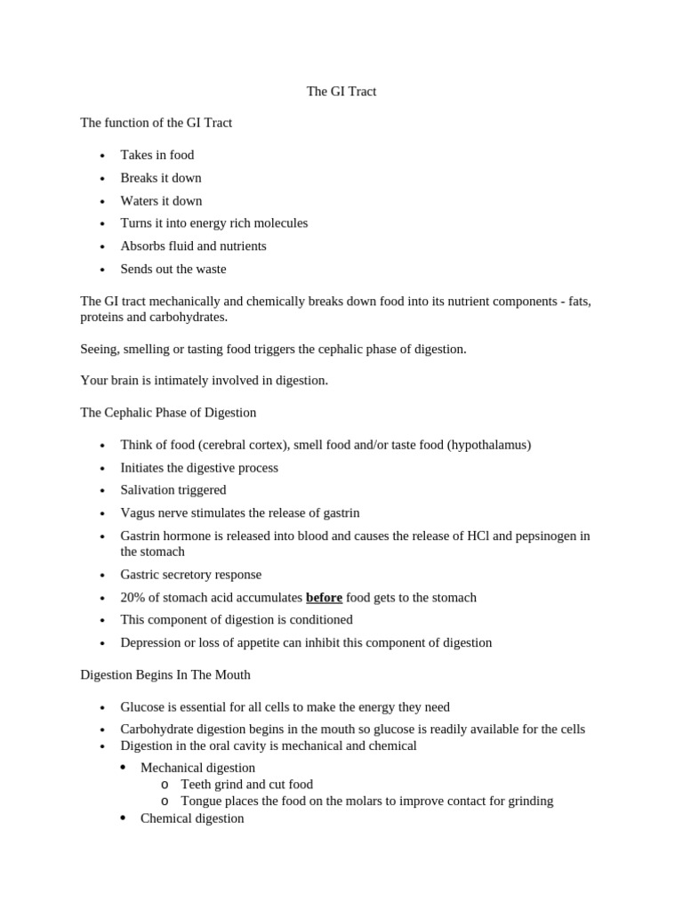 846fe17 E7a 121a E0e6 05fb50a572 - The - GI - Tract | PDF | Digestion ...