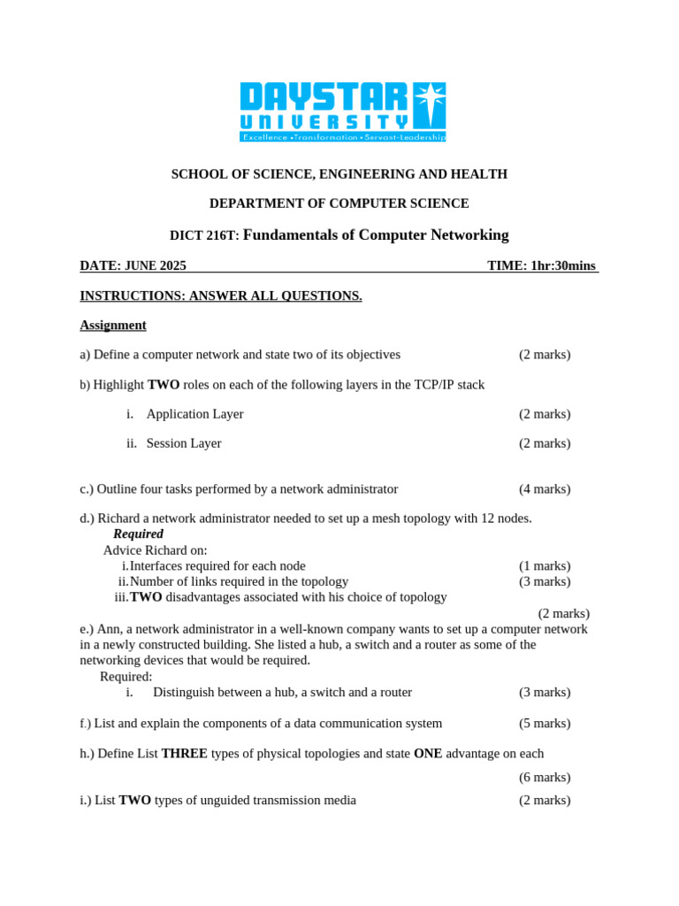 DICT 216 Assignment | PDF