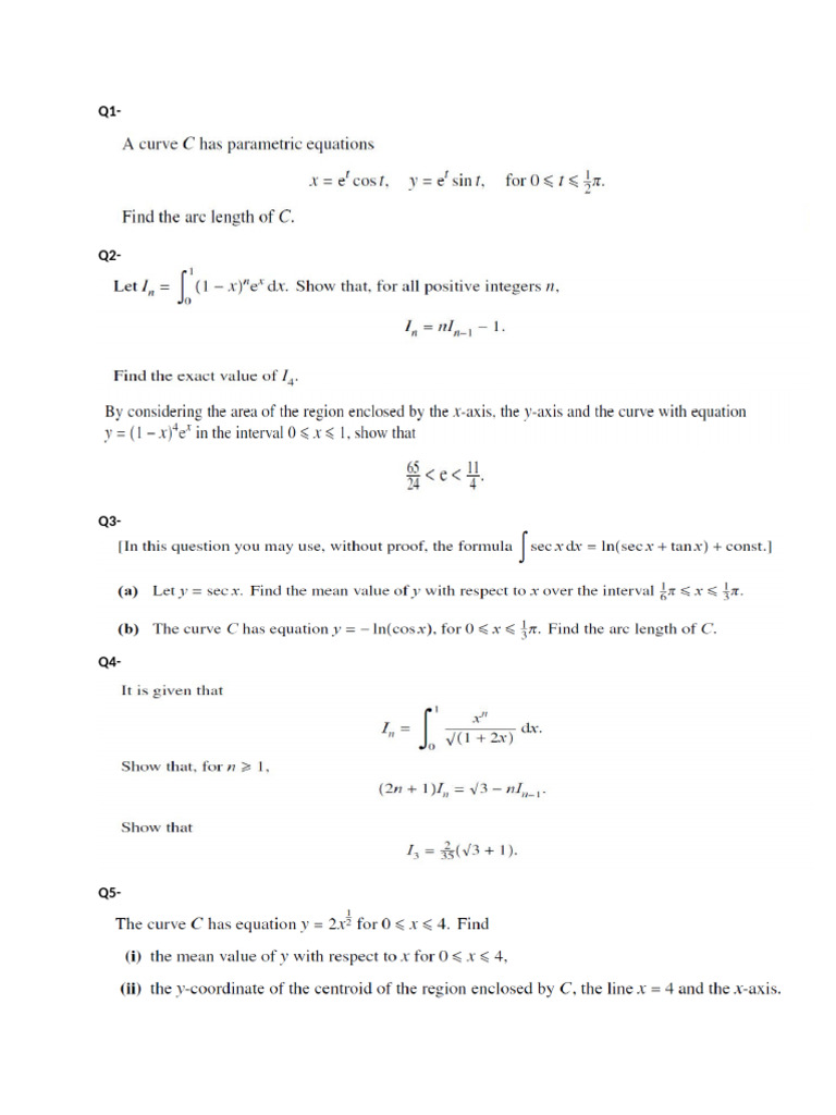 Integration IBDP | PDF