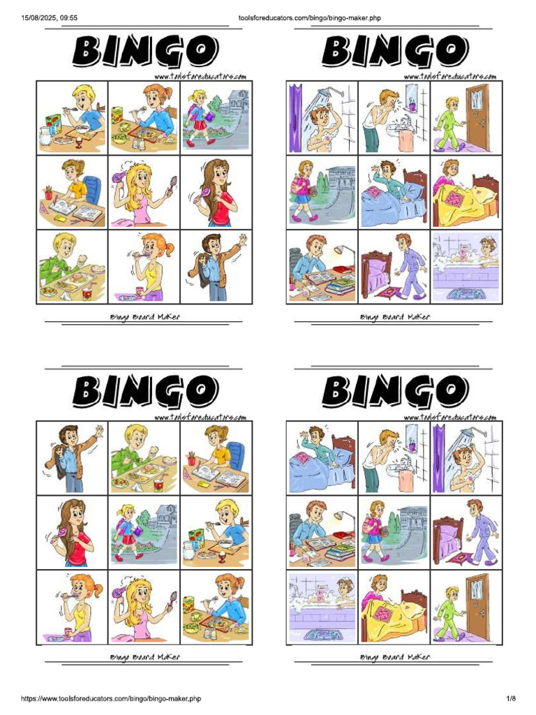Bingo Activities | PDF