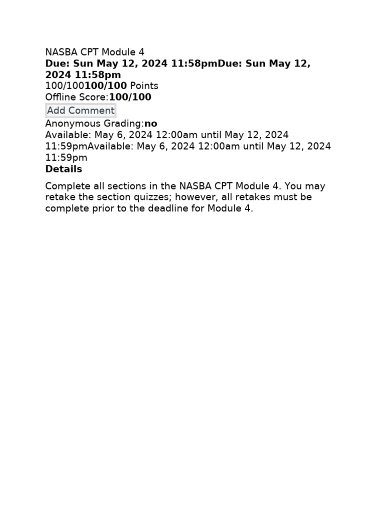 6nasba CPT Module 4 | PDF