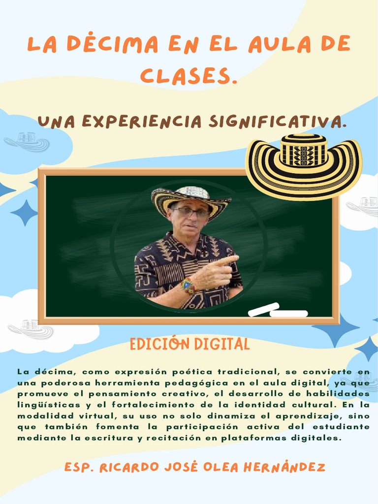La Décima: Herramienta Pedagógica | PDF | Rima | Poética