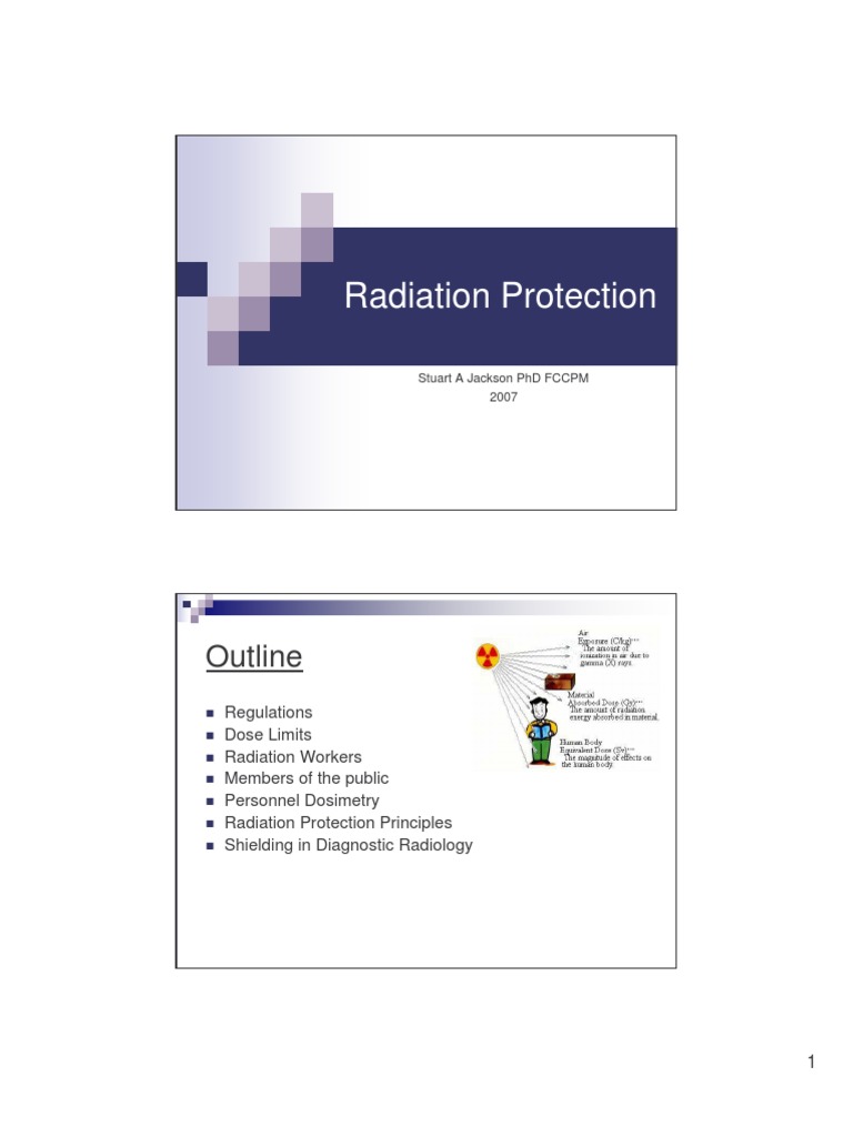 CNSC Radiation Protection Overview | PDF | Radiation Protection ...