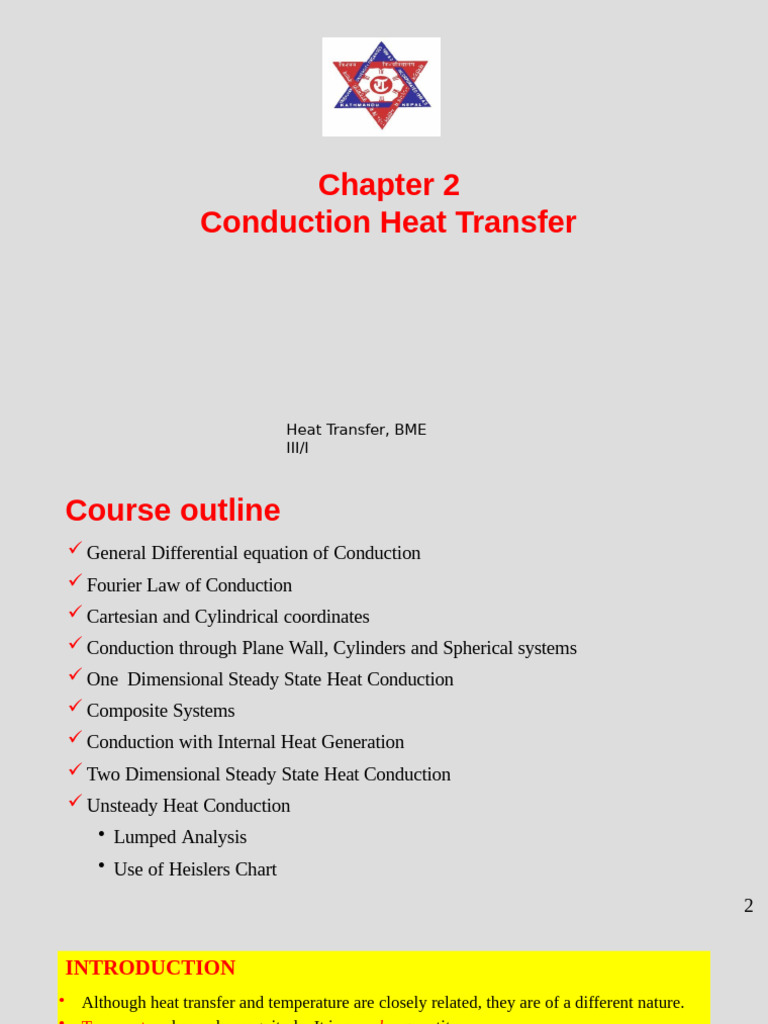 Conduction Heat Transfer Fundamentals | PDF | Thermal Conduction | Heat ...