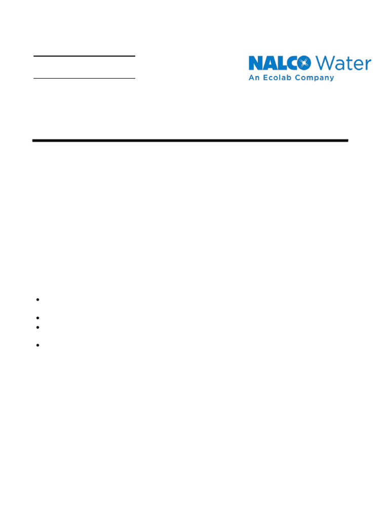 NALCO 19 PULV: Secuestrante de Oxígeno | PDF | Agua