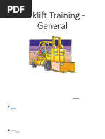 Reach Truck Operator Safety Guidelines | PDF | Safety | Truck