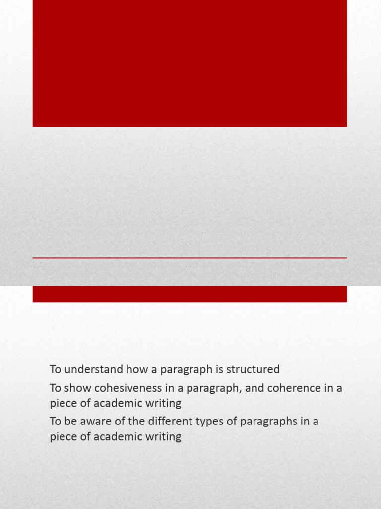 Writing Effective Paragraphs (MaryAnn) | PDF | Essays | Communication