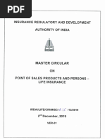 IRDAI Guidelines for POS Life Insurance | PDF | Business | Service ...