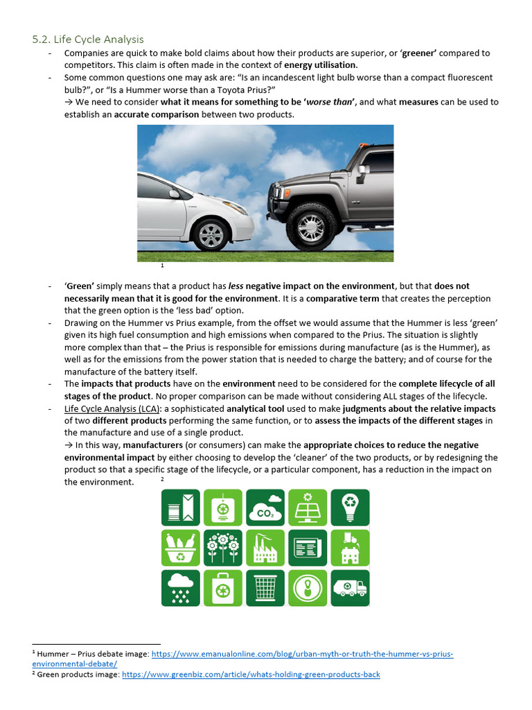 Understanding Life Cycle Analysis (LCA) | PDF | Life Cycle Assessment ...