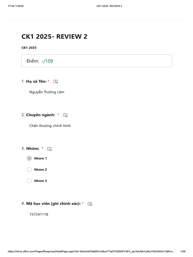 Ck1 2025 - Review 2 | PDF
