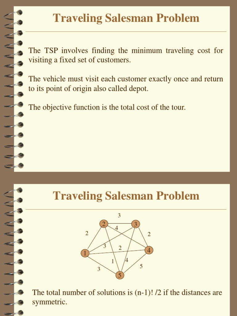 Traveling Salesman Problem | PDF | Operations Research | Mathematical ...