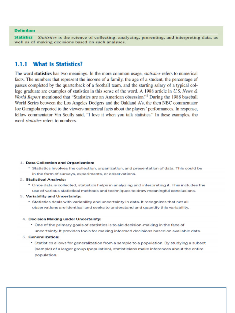 LECTURE-1 PART-1( Concept on Basic Statistics) | PDF