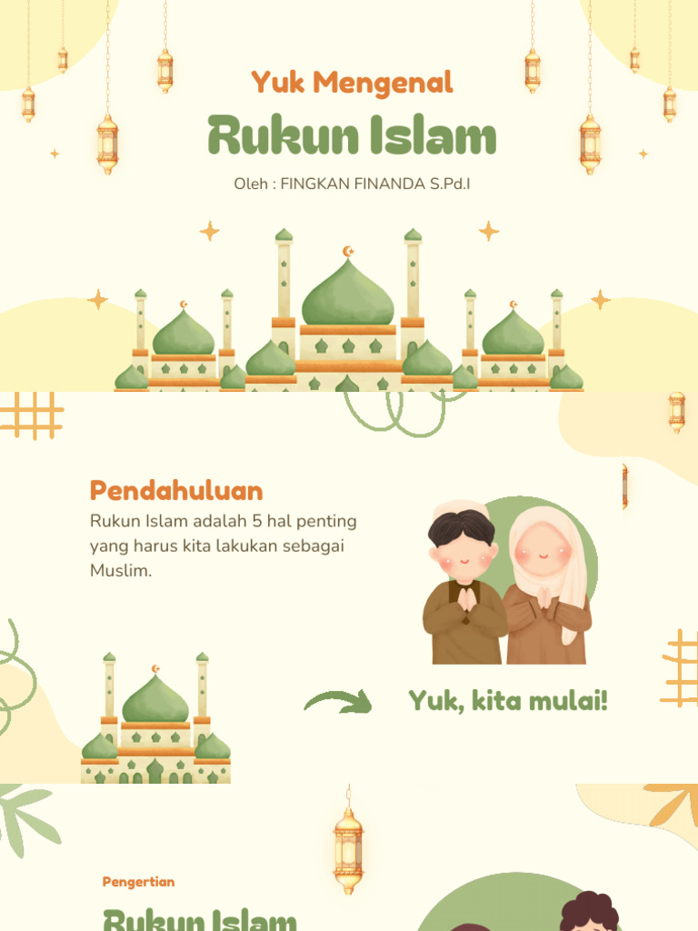 Panduan Rukun Islam untuk Anak-anak | PDF