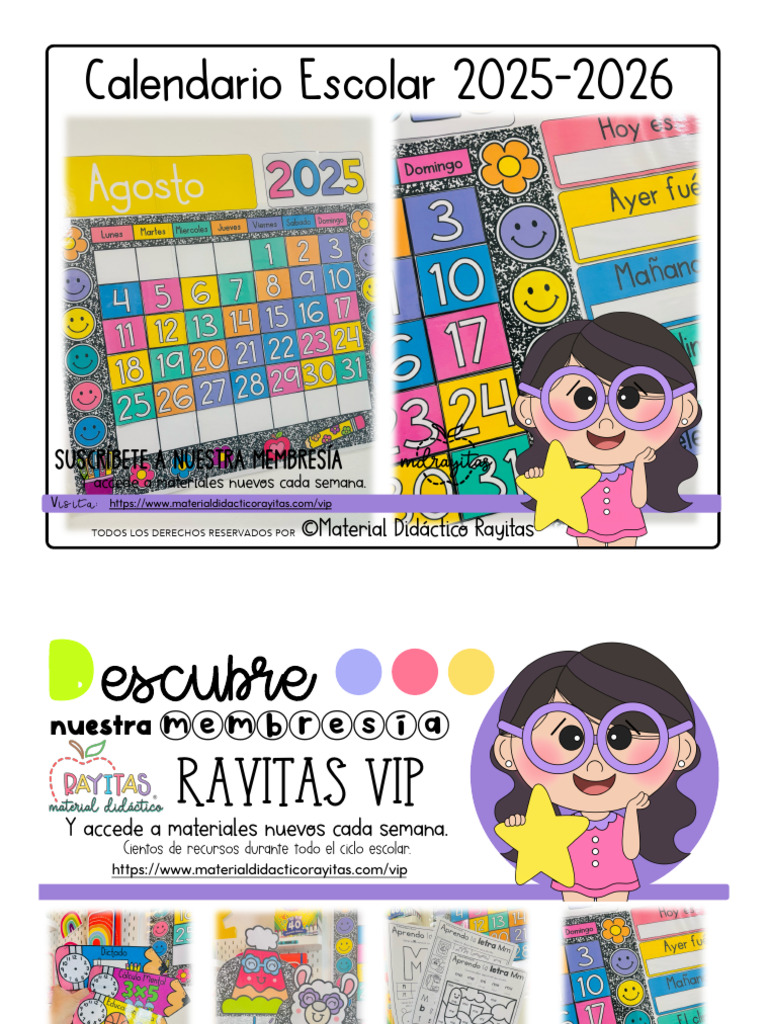 Calendario Escolar 2025-2026 PDF | PDF