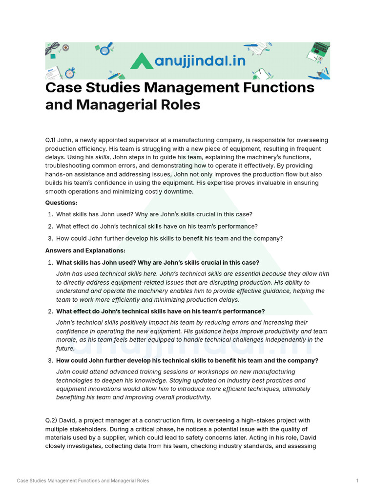 Case Studies Management Lyst1736485155341 | PDF | Extraversion And ...