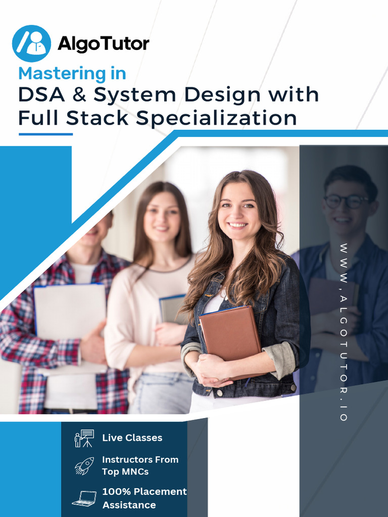 Mastering DSA & System Design - Full Stack- Brochure | PDF | Computing | Computer Programming