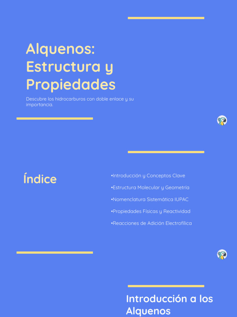 Alquenos Estructura y Propiedades | PDF | Alqueno | Isómero