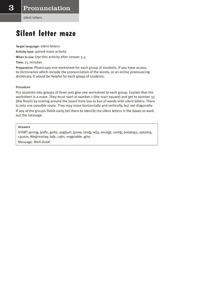 Silent Letters | PDF
