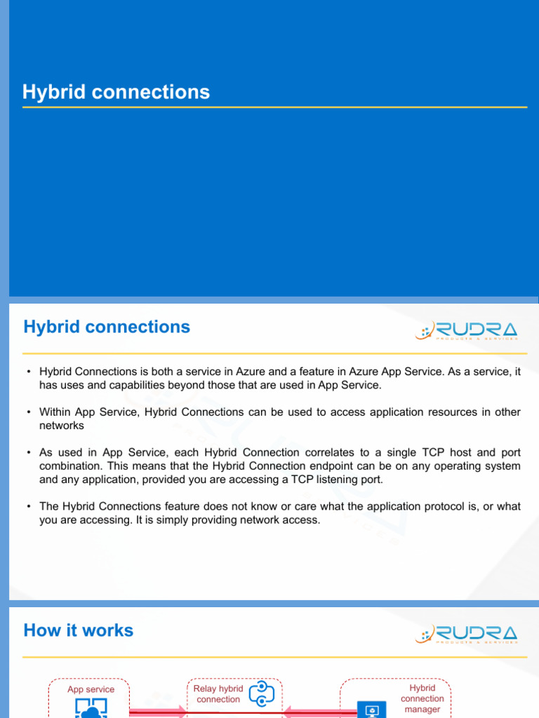 Overview of Hybrid Connections in Azure | PDF