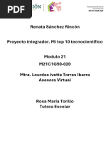 Proyecto Integrador Modulo 21 Prepa en Linea Sep | PDF