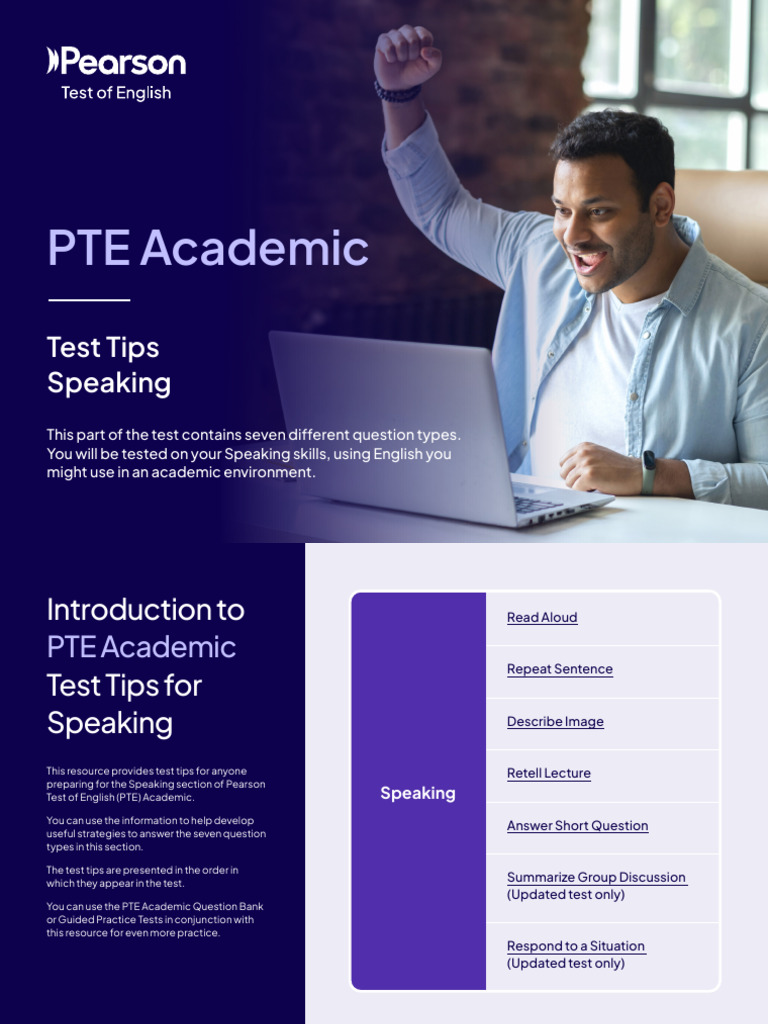 Speaking Tips PTEAcademic | PDF | Recipe | Vocabulary