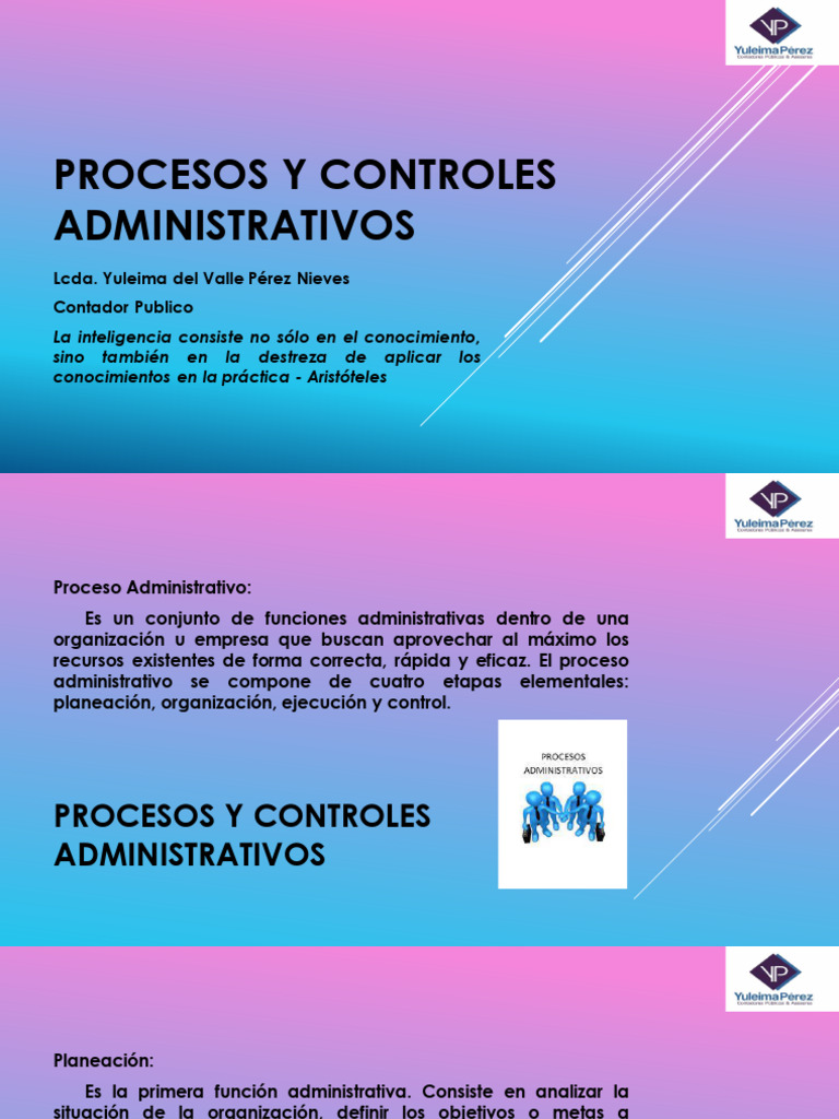 Procesos y Controles Administrativos | PDF | Cuentas por pagar | Auditoría