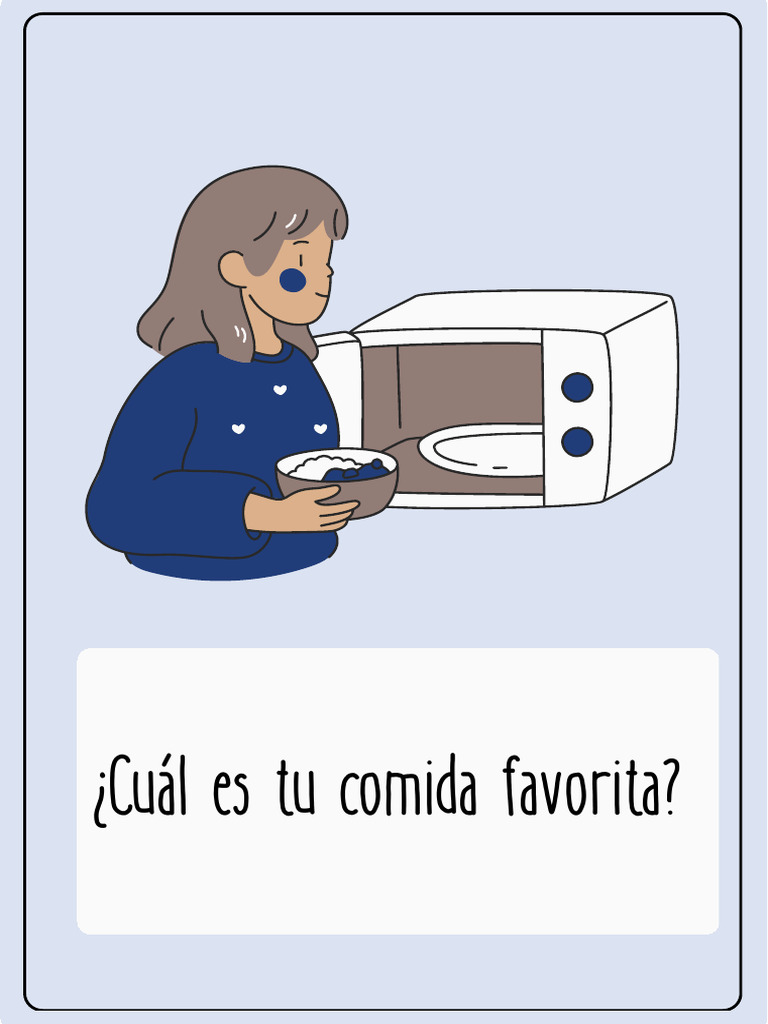 ¿Cuál Es Tu Comida Favorita | PDF