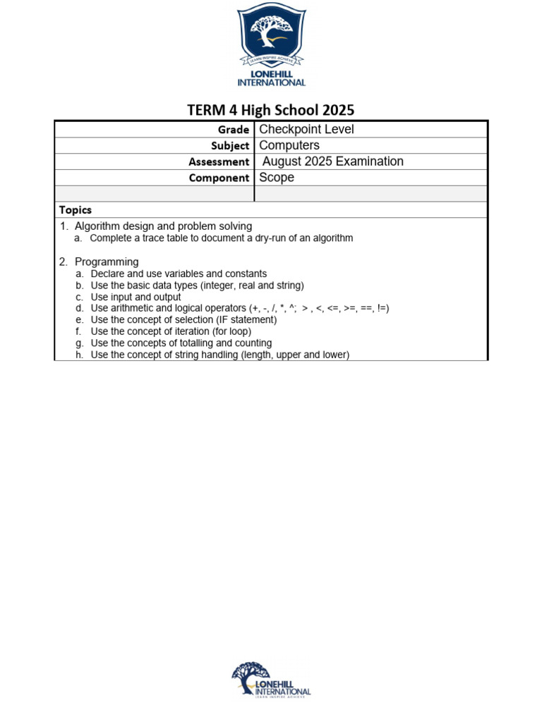 Scope Mock XM 2025 | PDF