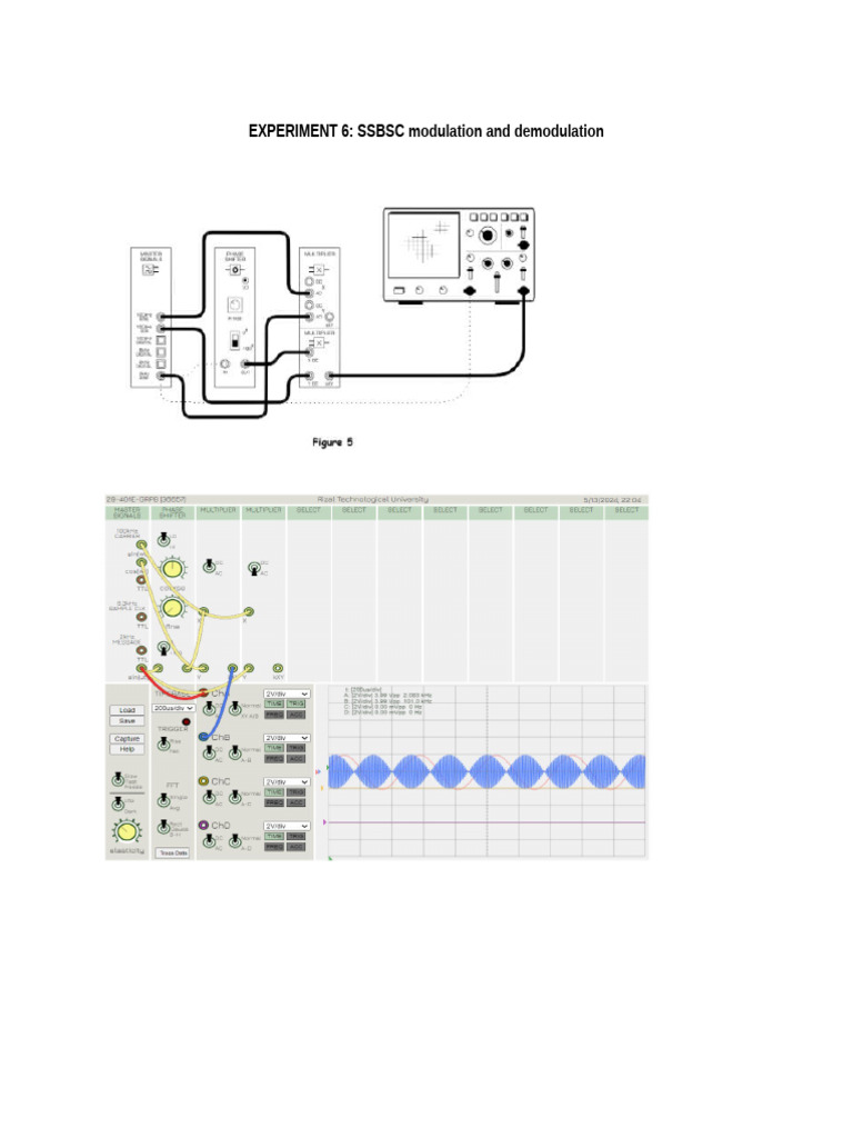 Comlab Exp 6-8 | PDF | Frequency Modulation | Detector (Radio)