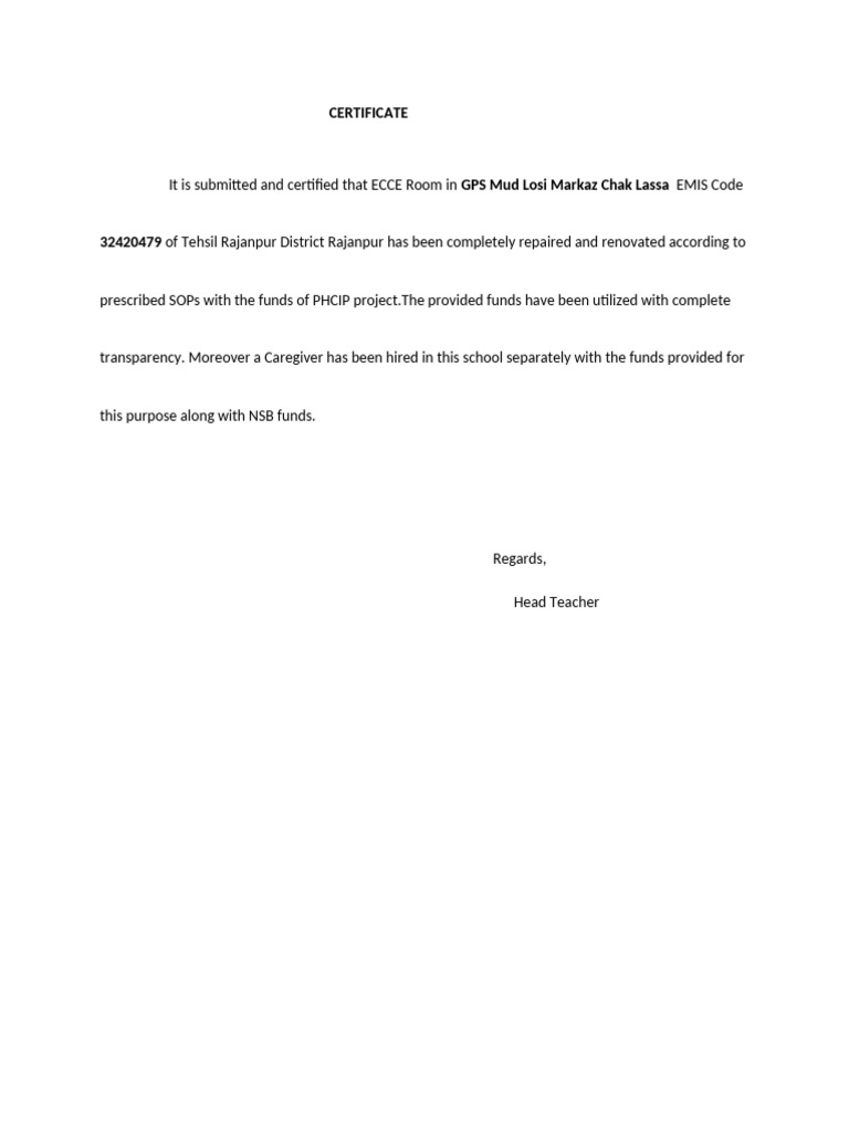 Certificate Wps Office | PDF